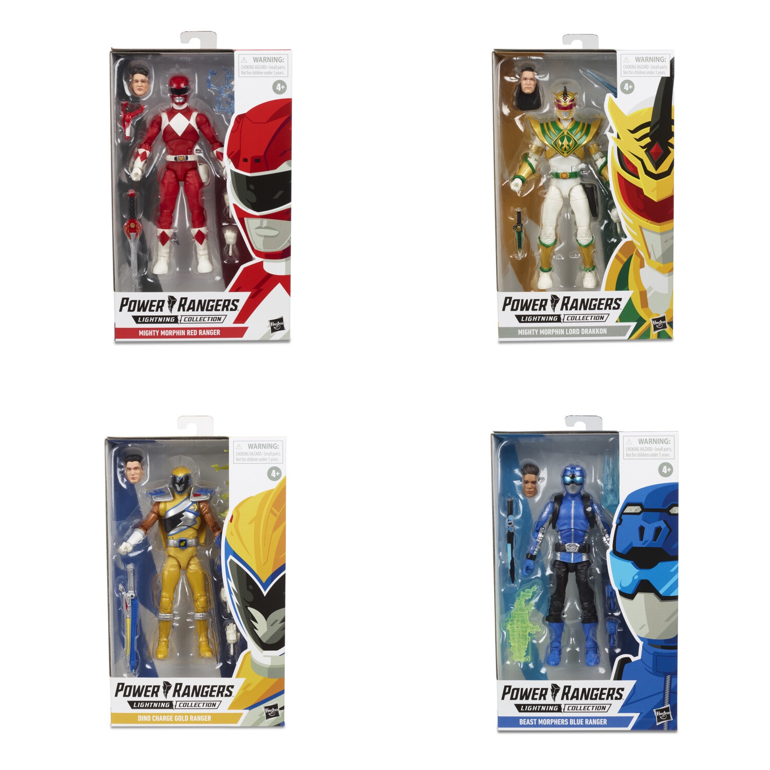 Power Rangers Lightning Collection Wave 3 - Set of 4