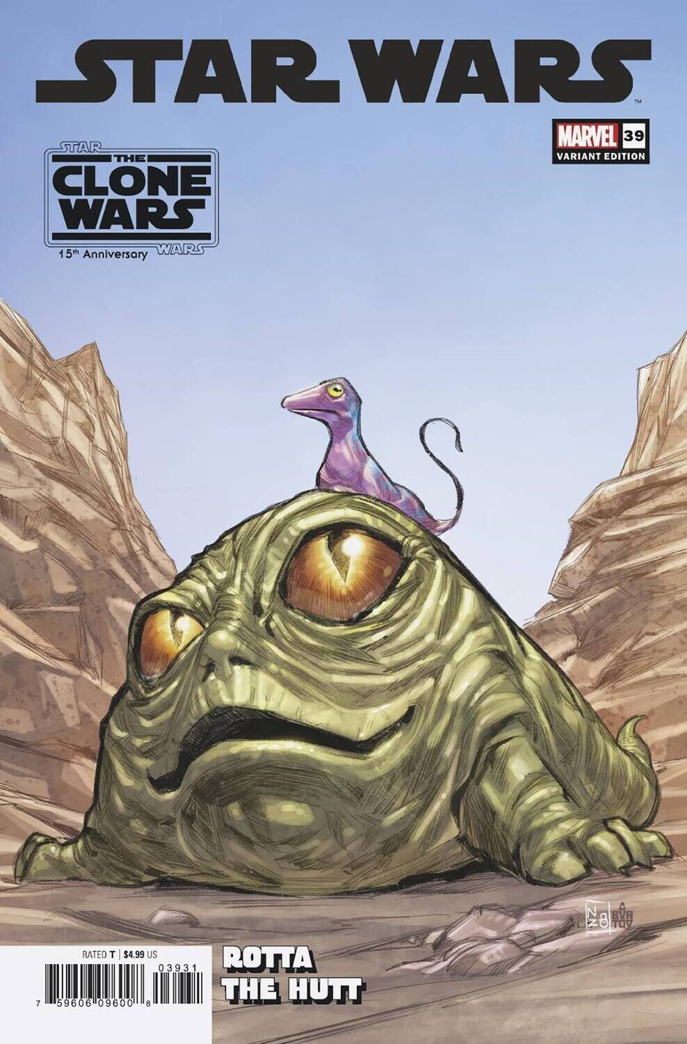STAR WARS #39 ROTTA STAR WARS CLONE WARS 15TH ANNIV VAR MARVEL COMICS