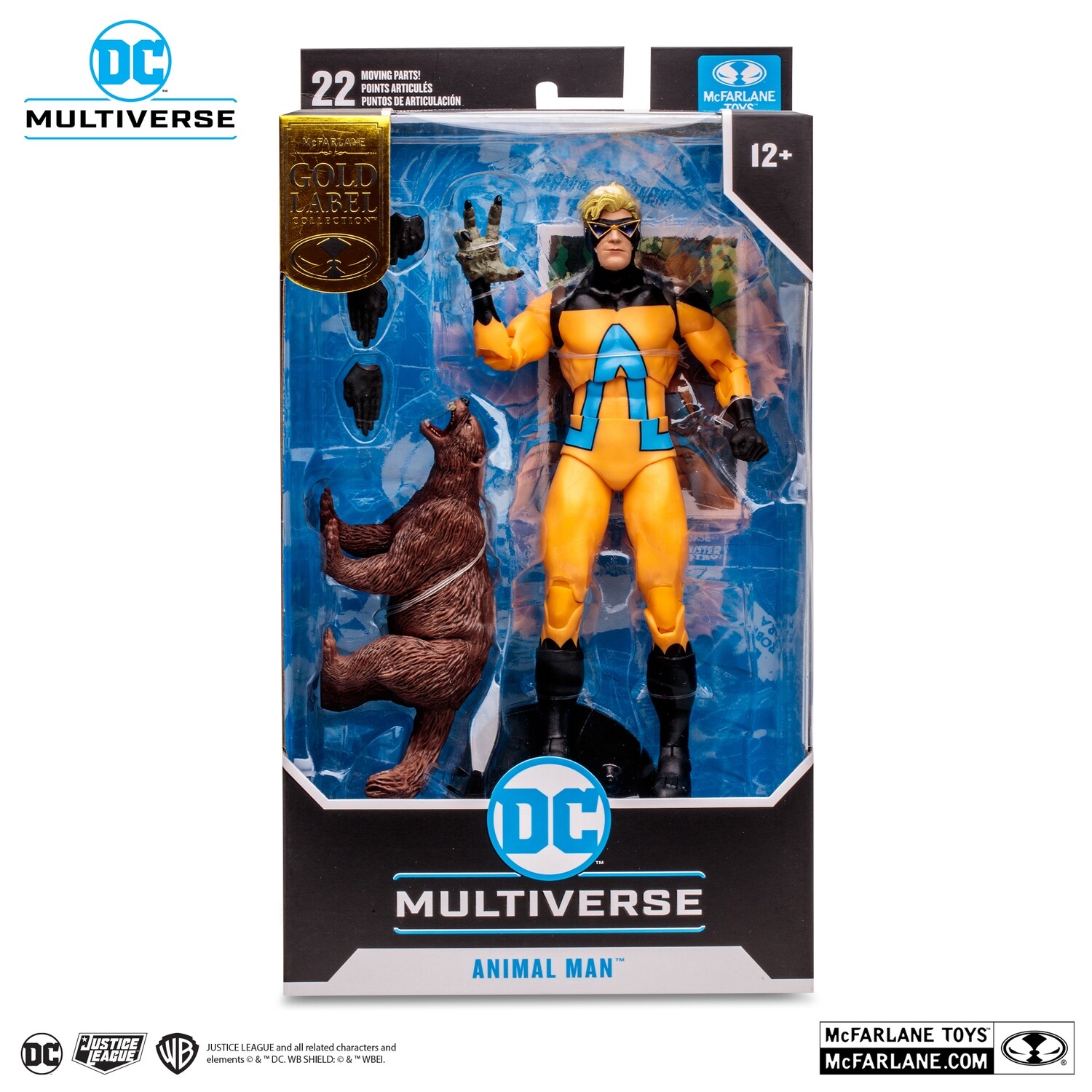 ***PRE-ORDER*** MCFARLANE TOYS 7" DC MULTIVERSE GOLD LABEL Animal Man ...