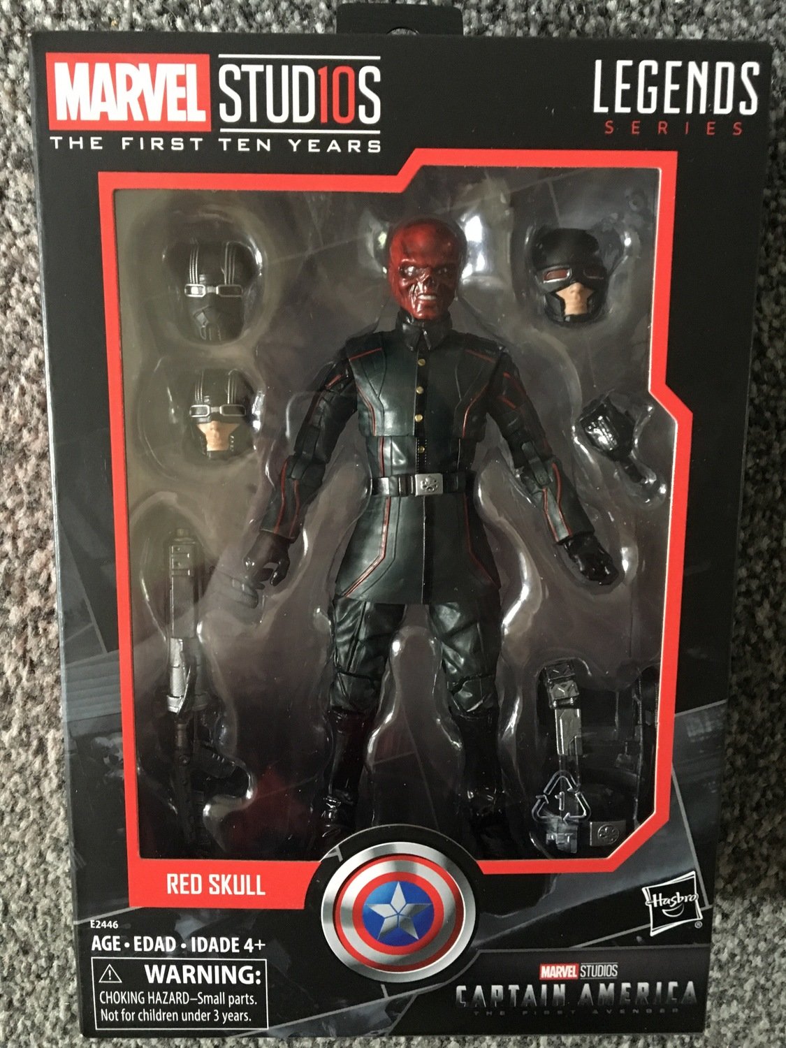 Marvel Legends 6" MCU 10th Anniversary Red Skull