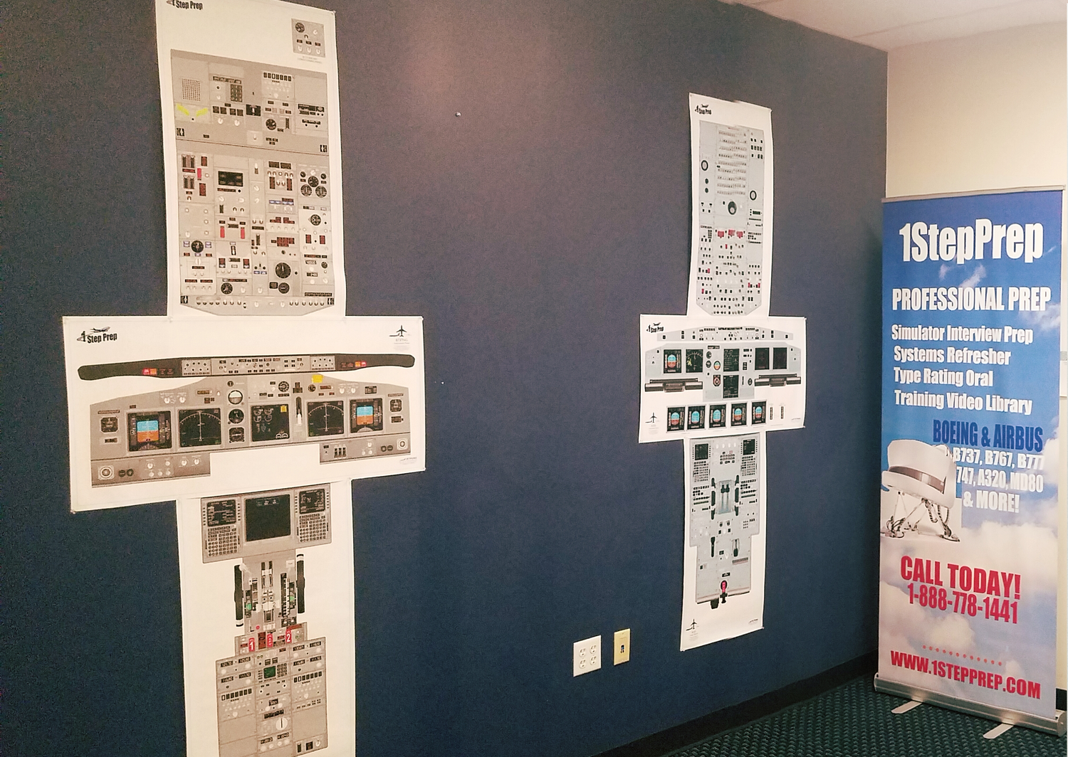 B737 Cockpit Posters