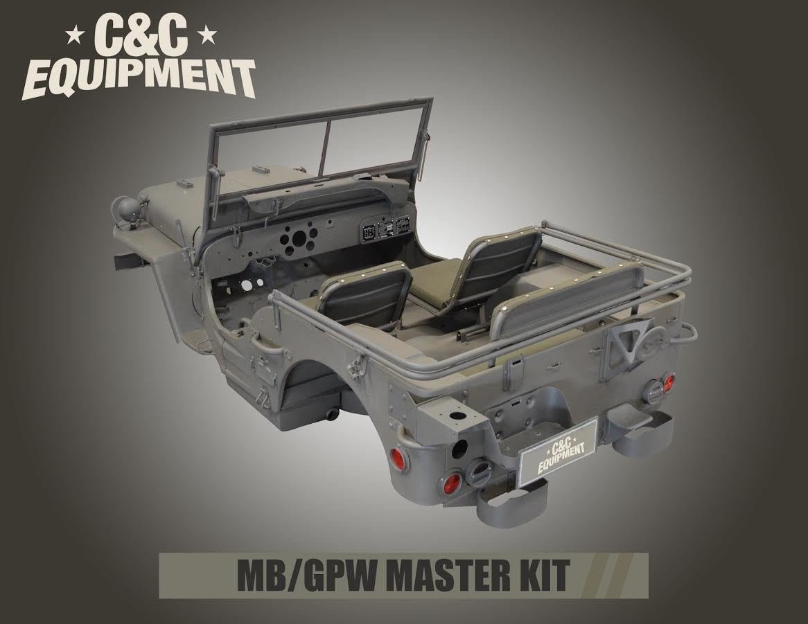 1941-1945 MB MASTER BODY TUB KIT COMPLETE WILLYS JEEP CJ2A M0000-10170 ...