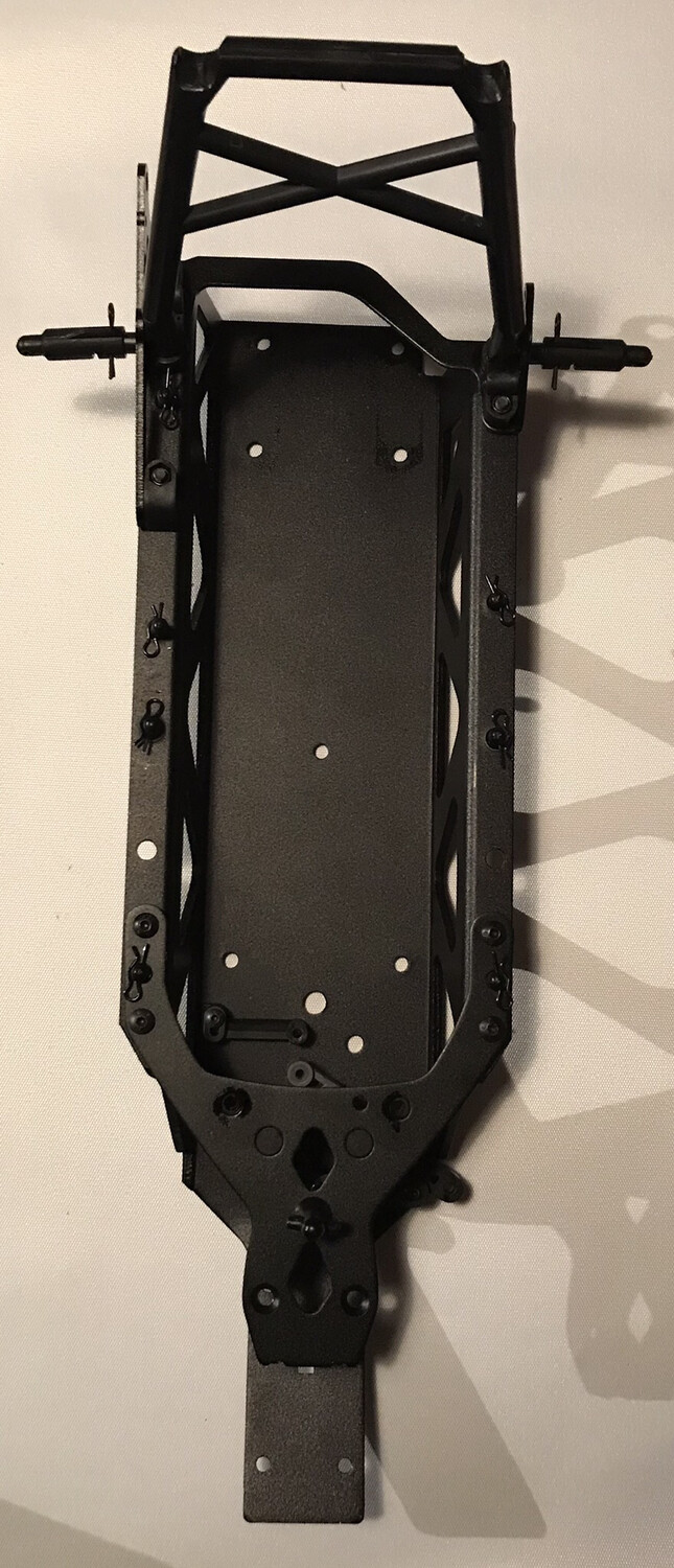 Baja Main Chassis Kit Black Super Set