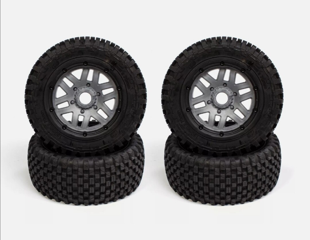Losi 5ive t 2.0 wheels and tyre set complete
