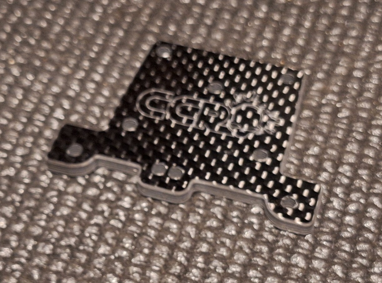 CCR XRAY XB8 24 CARBON FIBRE CHASSIS TOP PLATE