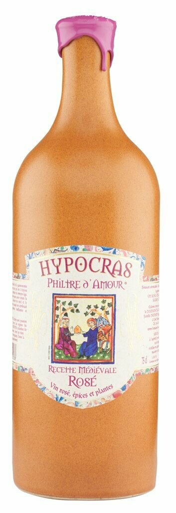 Hypocras rosé bouteille en grés de 75 cl