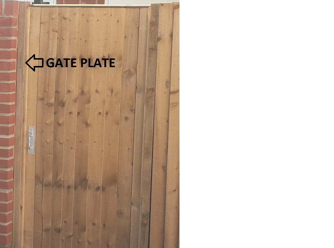 GATE PLATE 1200mm x 47mm x100mm