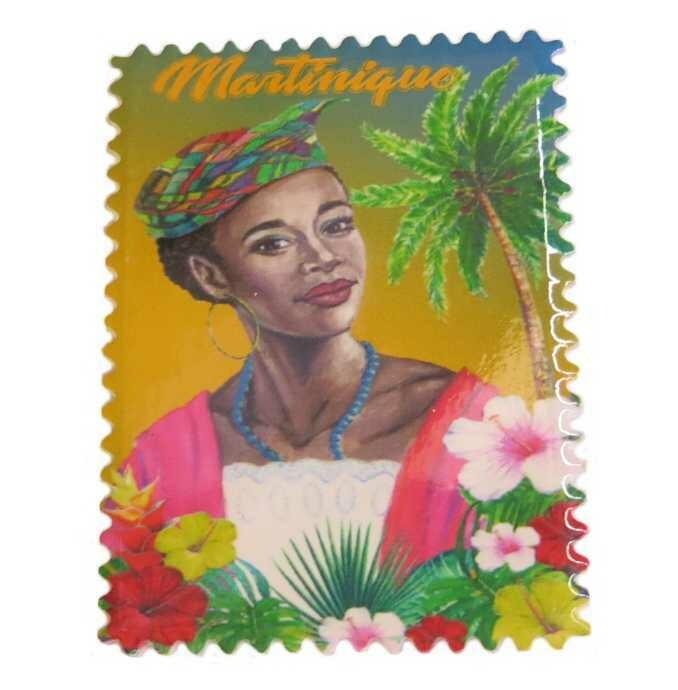 AIMANT MARTINIQUE CERAMIQUE RECTANGLE DENTELE