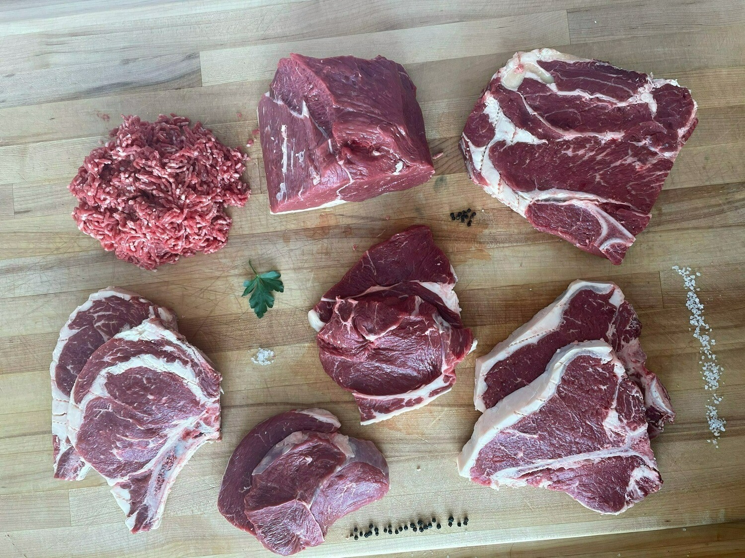 Hind Quarter Beef Cut and Wrapped