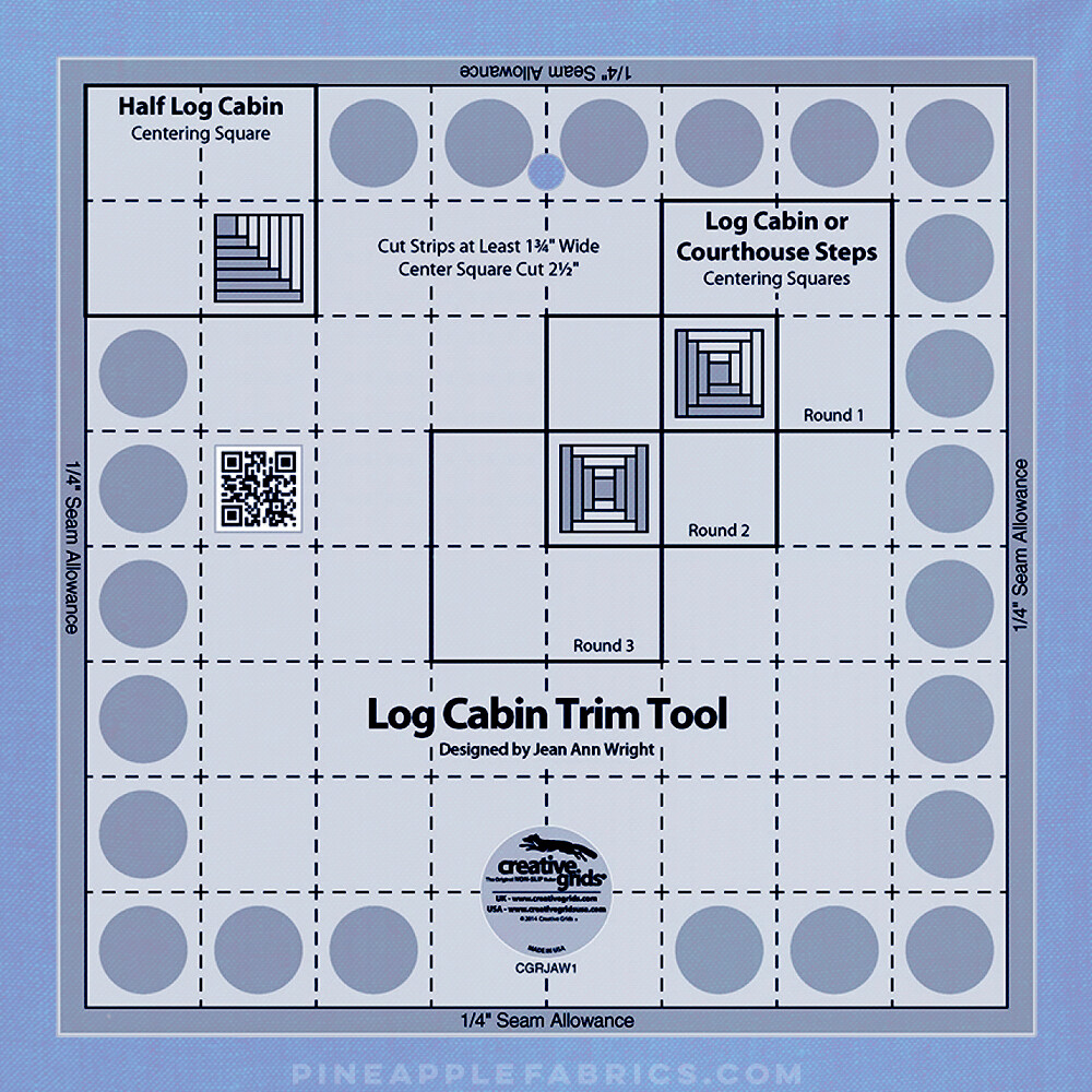 Creative Grids Log Cabin Trim Tool | Carola's Quilt Shop