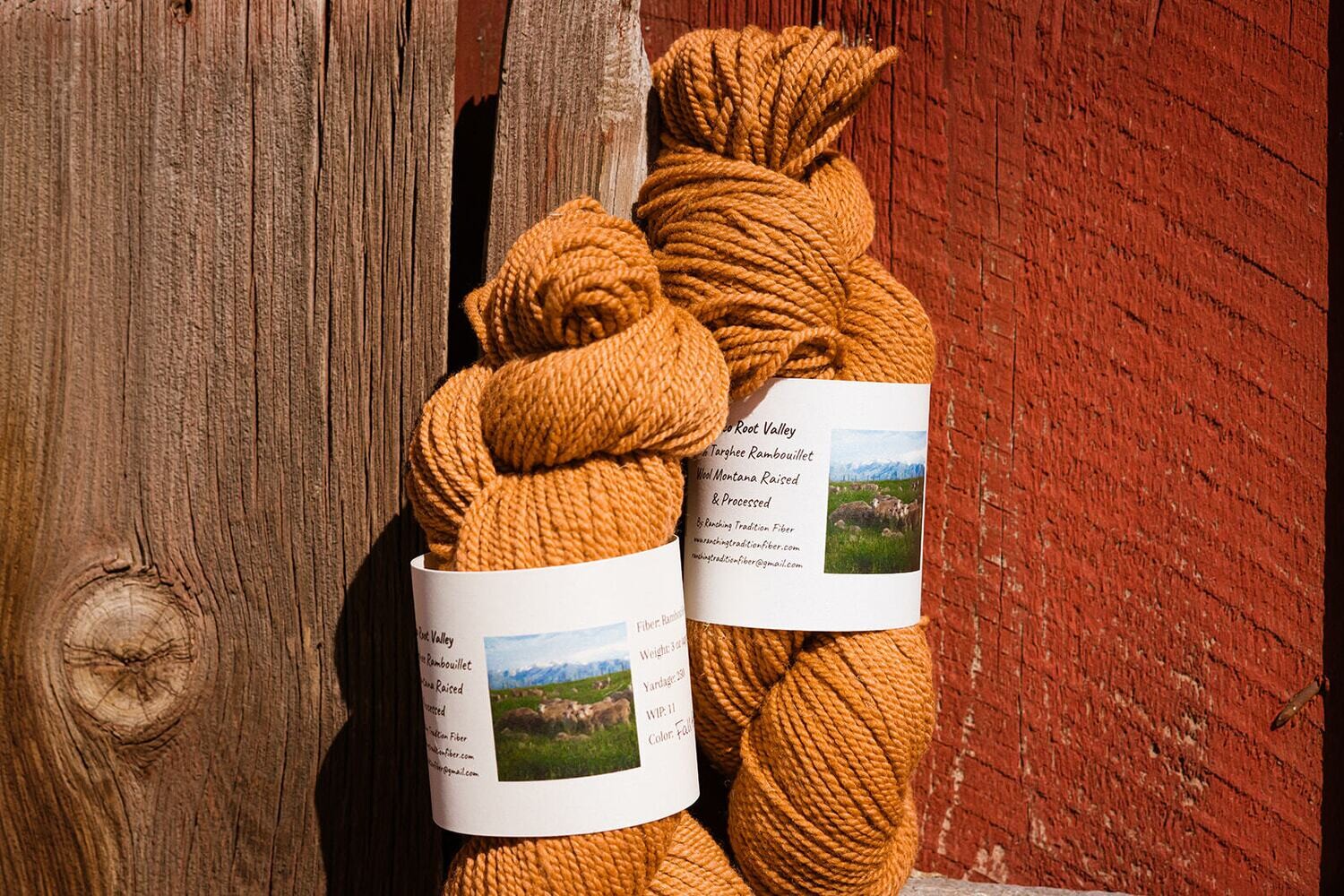 Homegrown Tobacco Root Valley Yarn ~ Fall Ash
