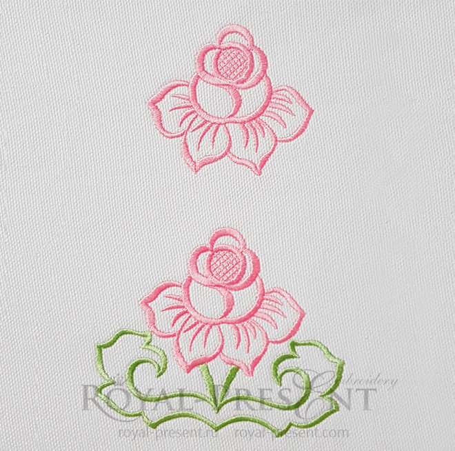Roses Cutwork Lace machine embroidery designs | Royal Present ...