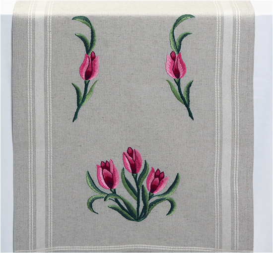 Tulips embroidery designs | Royal Present Embroidery | machine ...