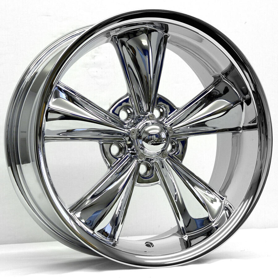 17x7 Chrome MD Classic wheels for 65-73 Mustangs