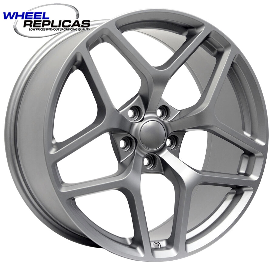 20x9 Matte Graphite Z28 Replica Wheel (front)