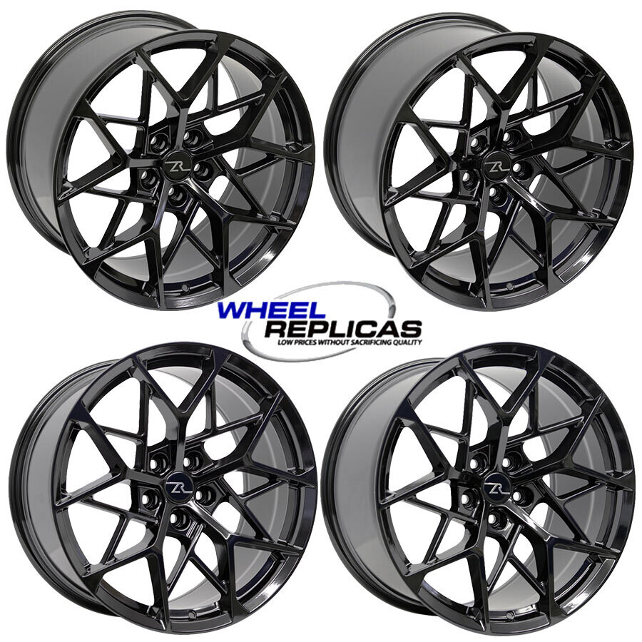 19 Inch Gloss Black Mach 1 Style wheels Combo