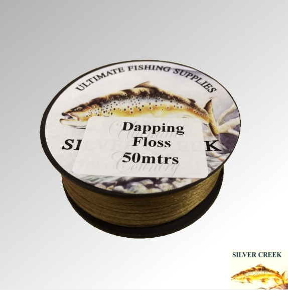DAPPING FLOSS 50MTR SPOOL SILVER CREEK (DAPFLOSS)
