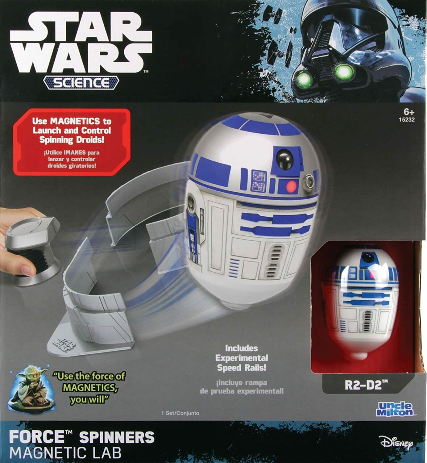 FORCE SPINNERS R2-D2 MAGNETIC LAB STAR WARS