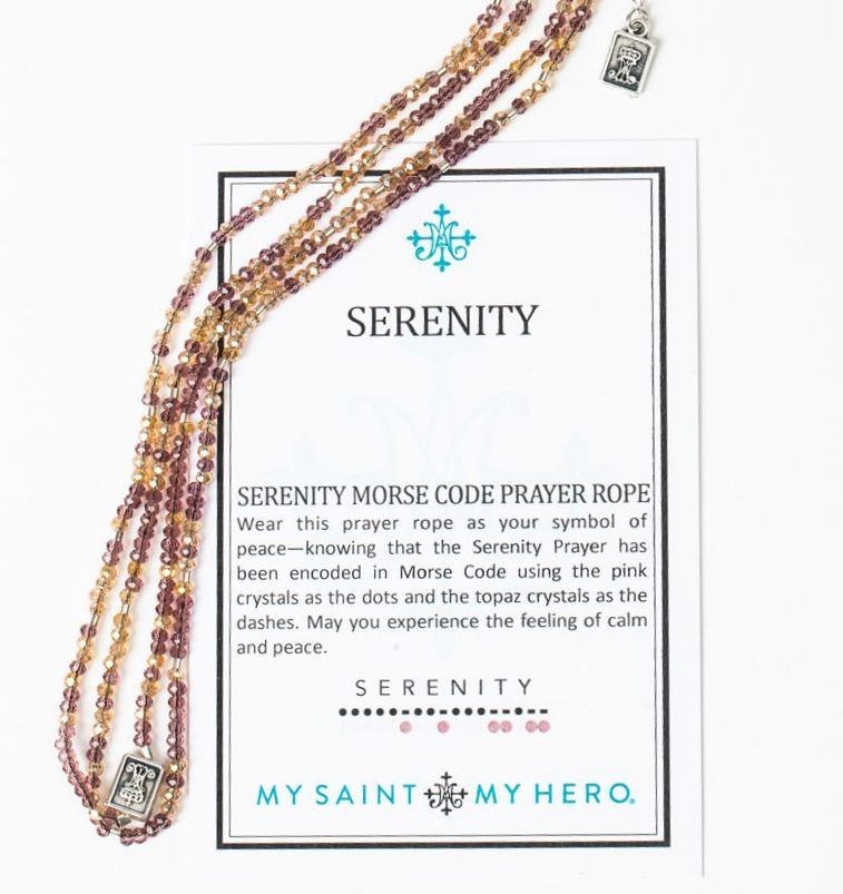 Serenity Morse Code Prayer Rope