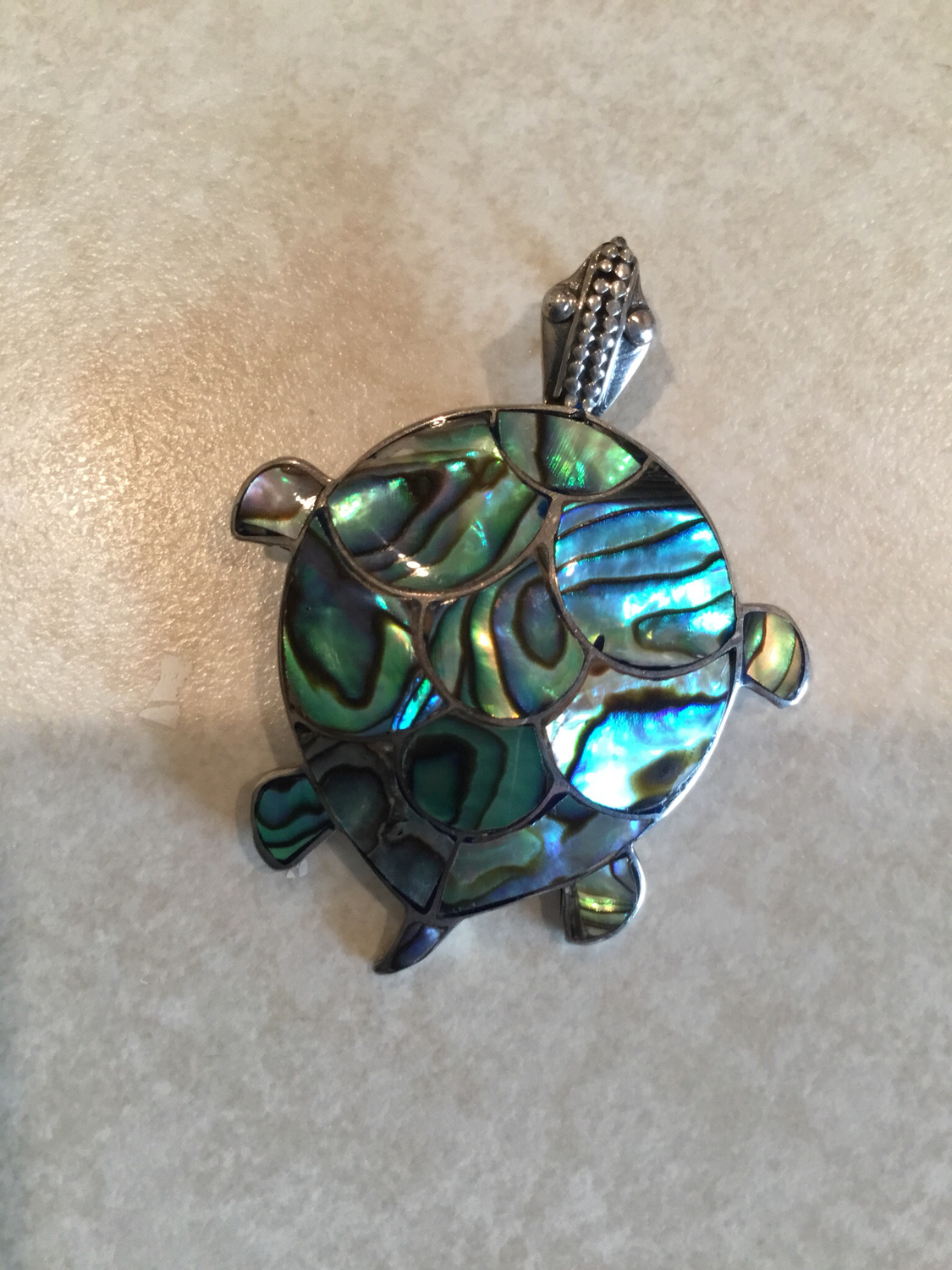 Abalone Handmade Turtle Pendant | Jinja Jewelry