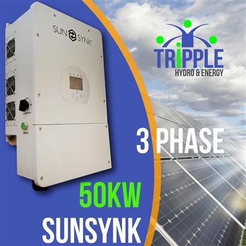 50KW Sunsynk Hybrid Inverter | 50kW Sunsynk 3 Phase Inverter