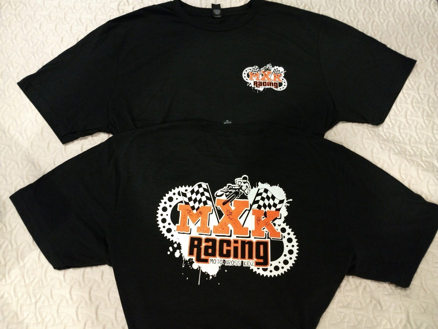 MXK RACING Tee YS - 2XL plus S/H Black or Gray