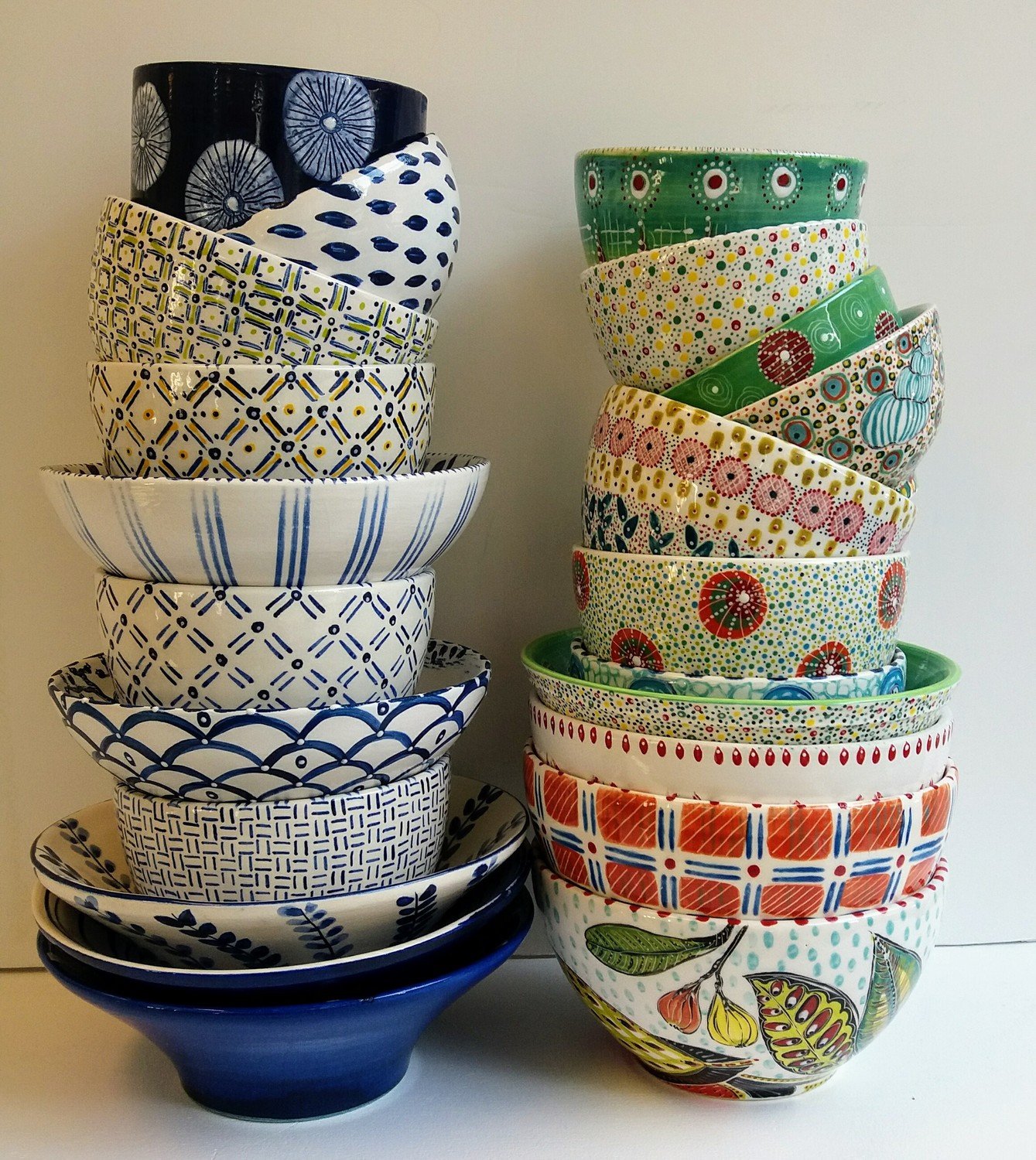 PENZO Hand Painted Bowls "PennyPenPen"