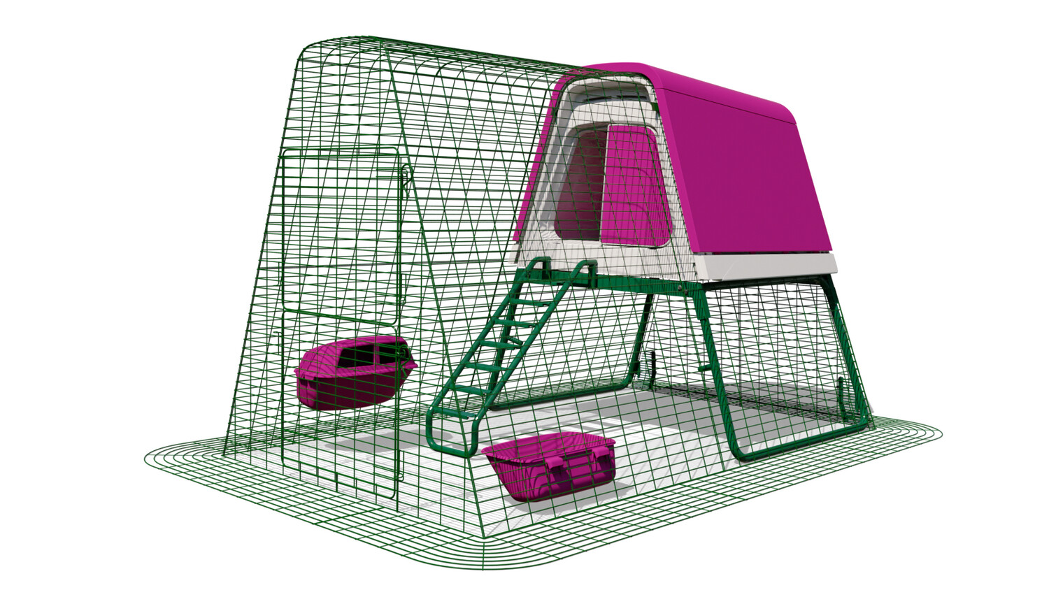 Omlet Eglu Go UP with 2m run for up to 4 hens (PURPLE)