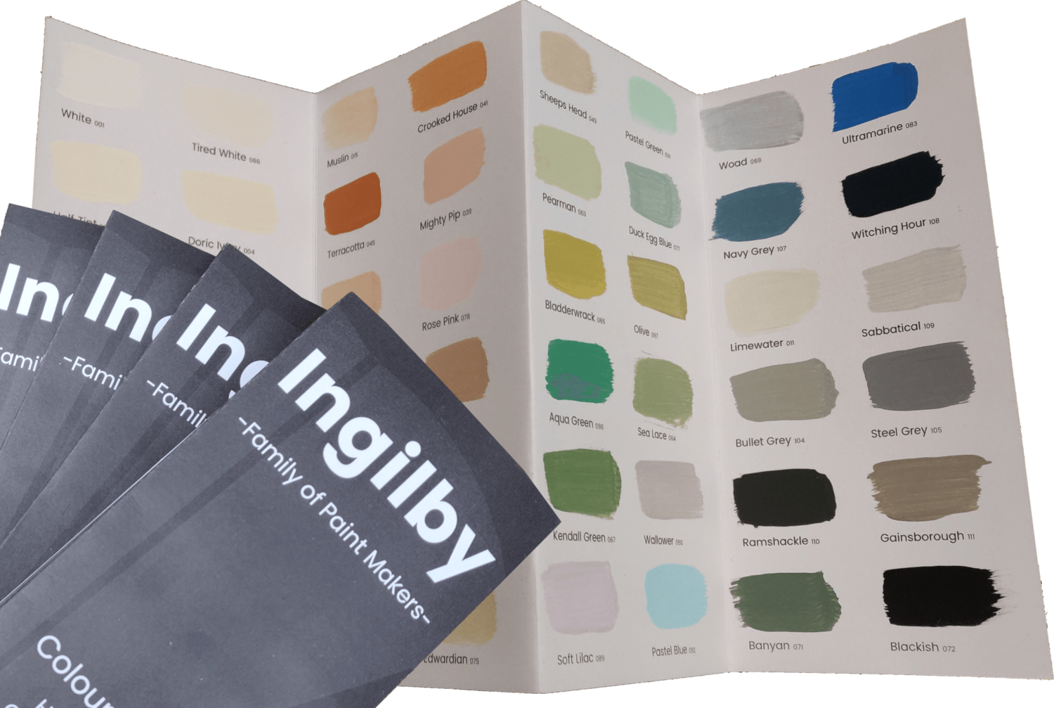 Hand Painted Colour Card | Colours By Ted