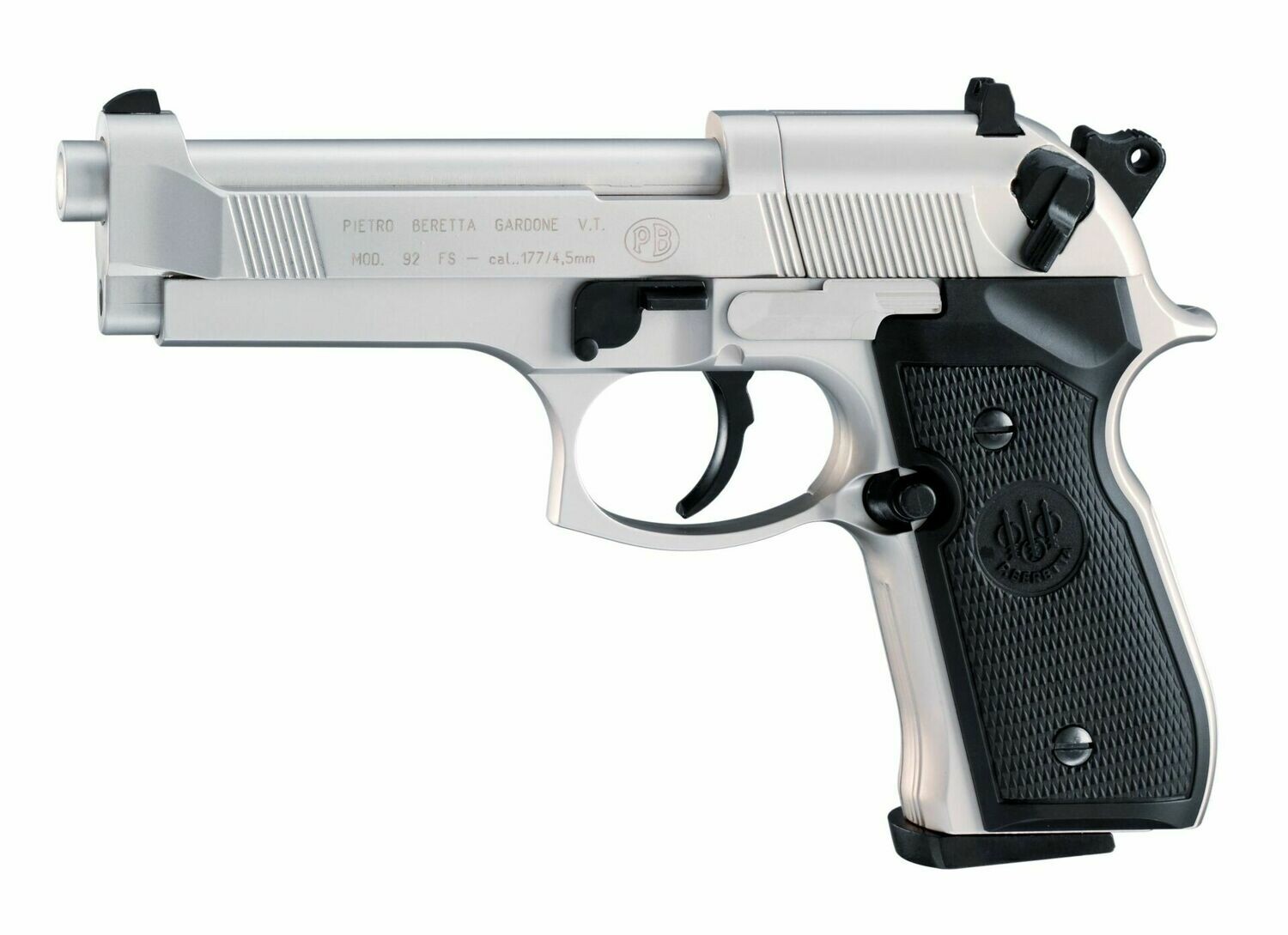 Beretta M92 FS Nickel Co2 .177 Pistol