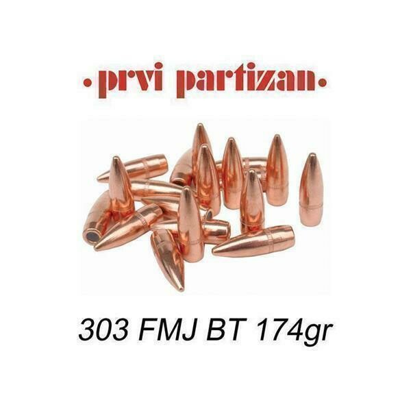 303 CAL (.311) FMJ BT 174GR PPU BULLETS PACK 100