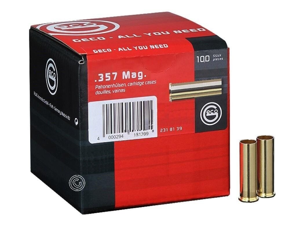 Geco .357 Magnum Brass Pack of 100