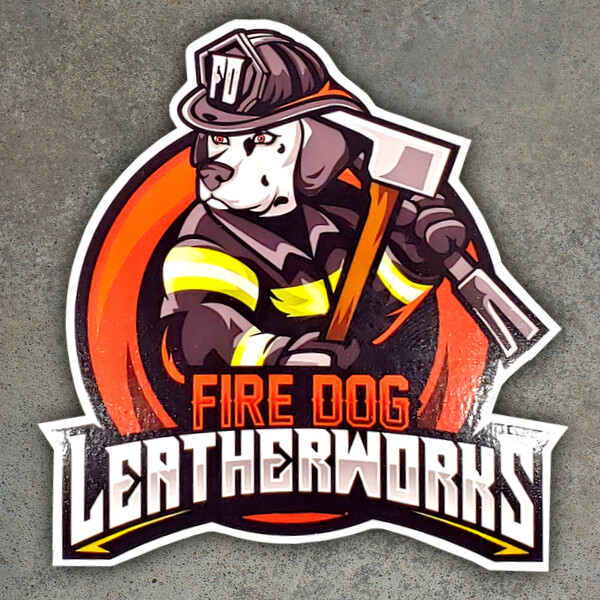 Fire Dog Stickers – Fire Dog Leatherworks – Traditional Leather for ...
