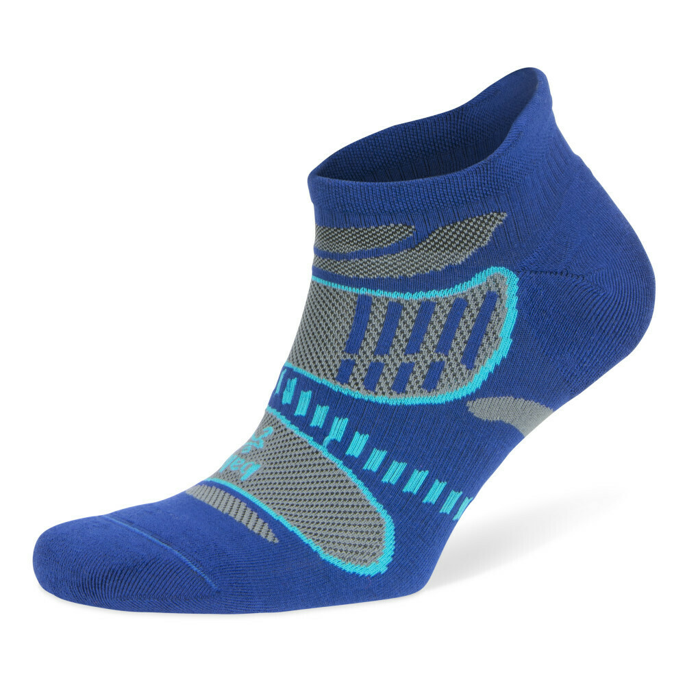 Ultra Light No Show Technical Running Sock - Cobalt