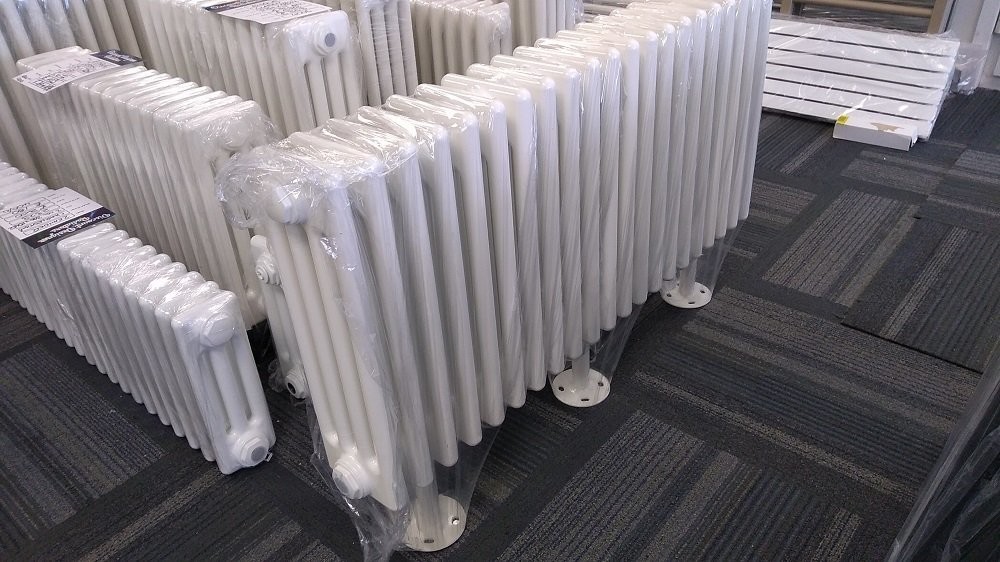 Bisque Classic Floor Standing Column Radiator Save 40%