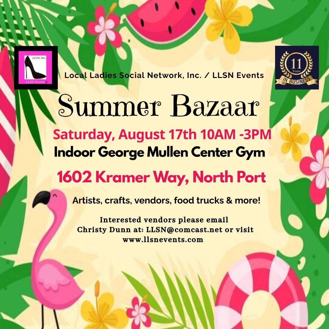 Summer Bazaar- Indoors in North Port at the George Mullen Center ...
