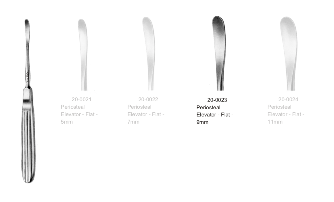 PERIOSTEAL ELEVATOR-FLAT-FIG-169-9MM