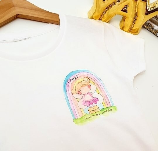 Think happy thoughts t shirt