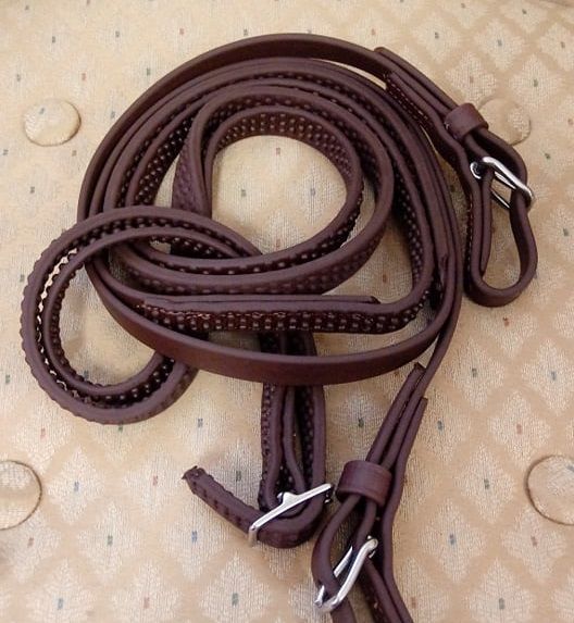 Biothane Riding Reins with Dimple Grip – Chrysalis Acres – Equipment ...