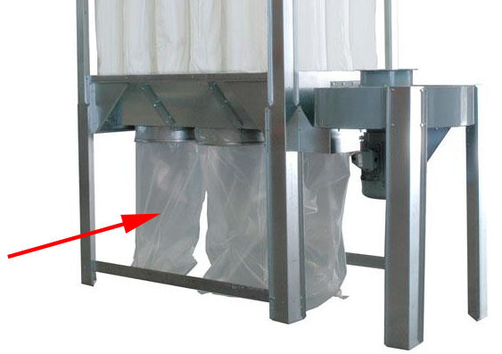 Nederman Dust Collection Bags - 32"x51" - Roll of 90