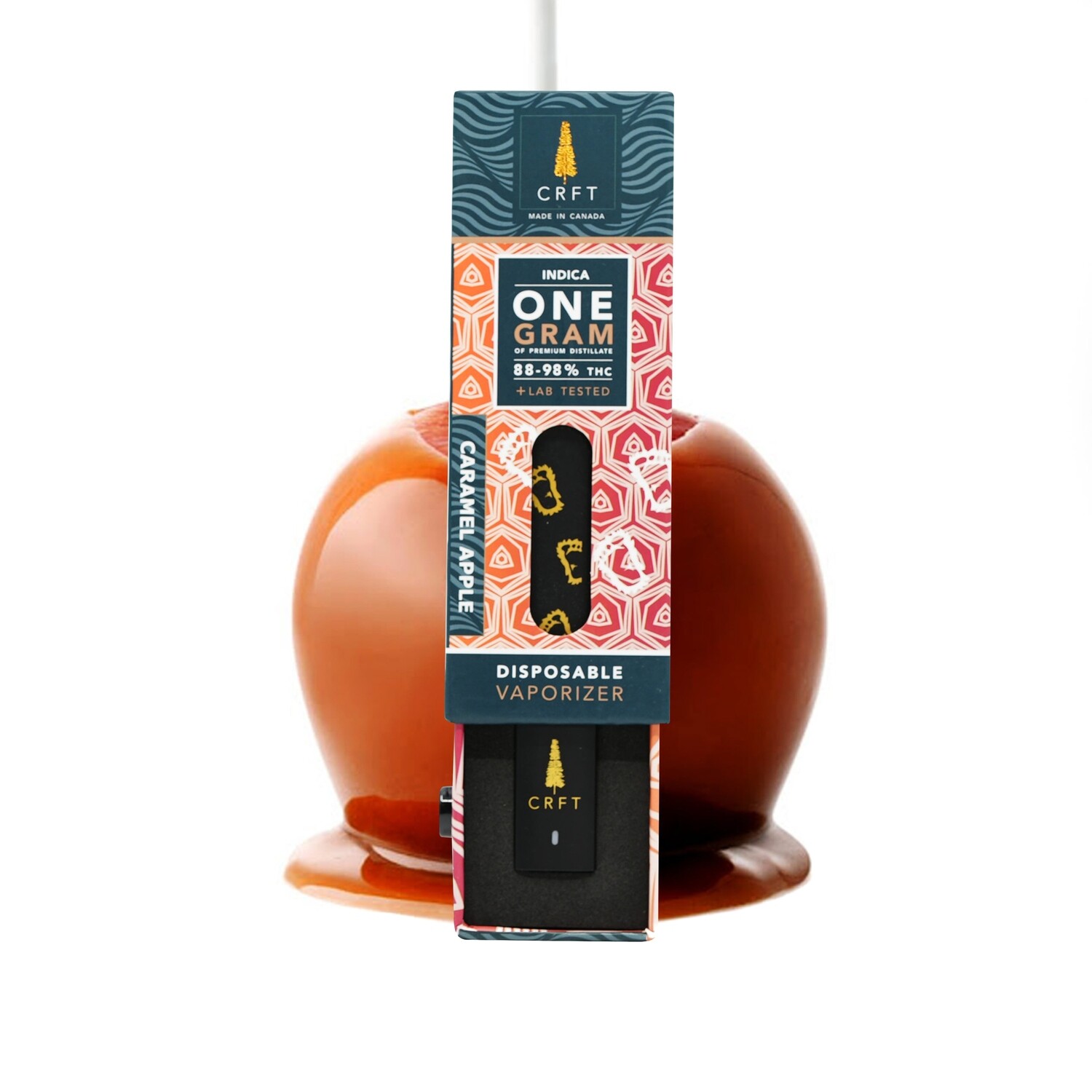 (1g) Caramel Apple (Indica) Disposable Vape By Crft Cannabis - Shop ...