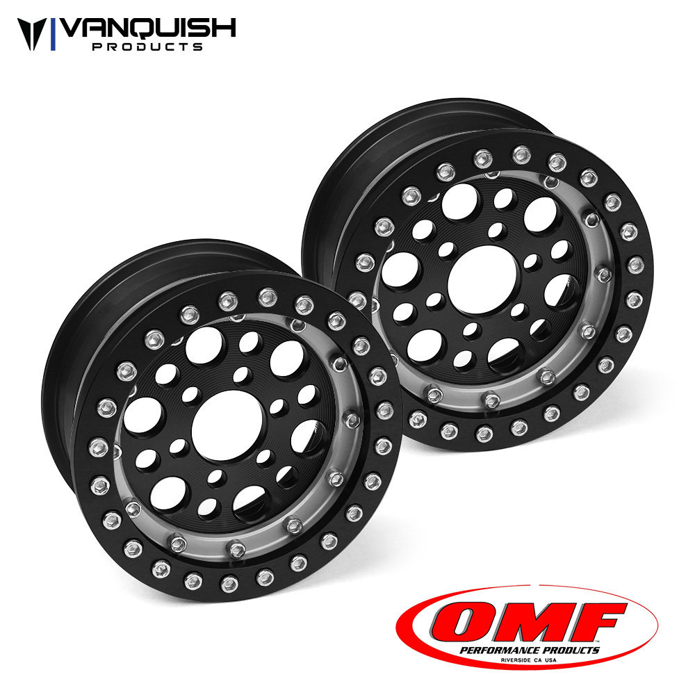 OMF 1.9 OUTLAW II WHEEL SET BLACK/CLEAR