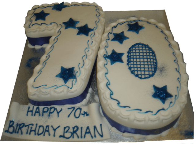 Number 70 Cake