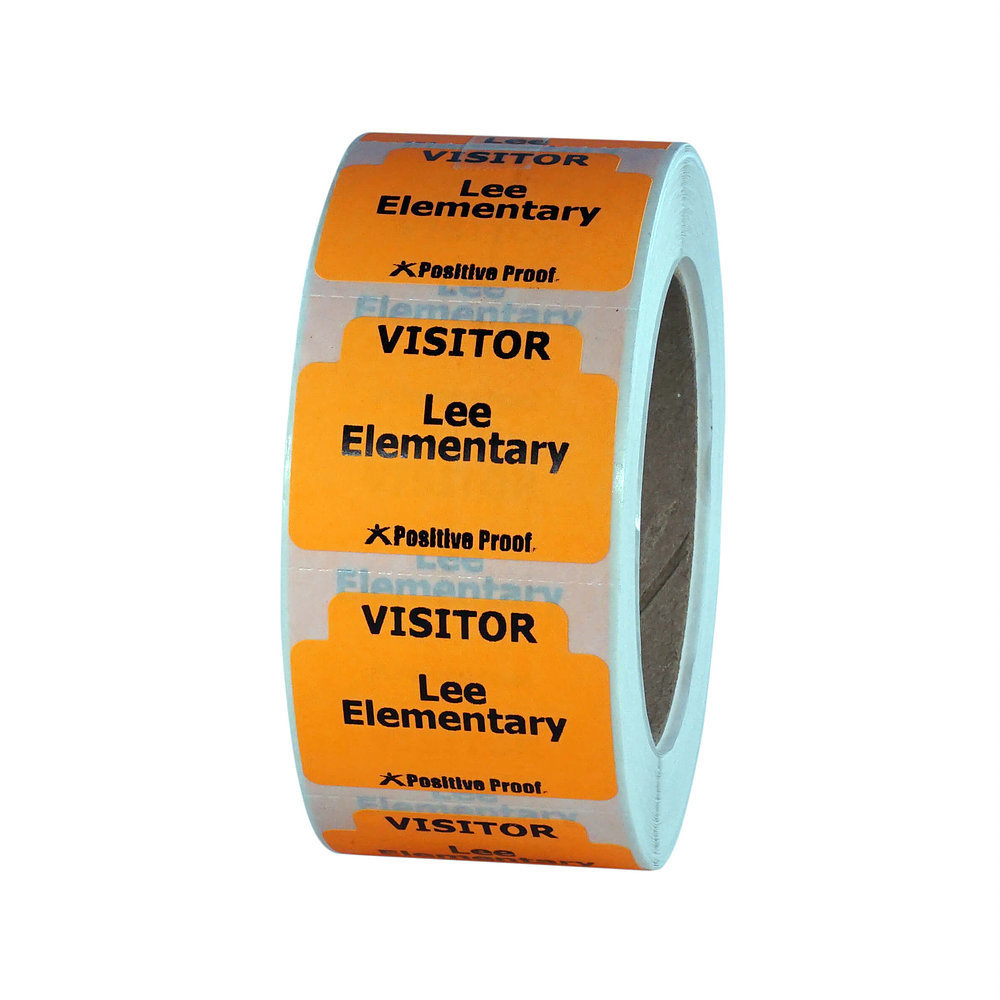 2 x 1.5" Custom Imprint Stickers