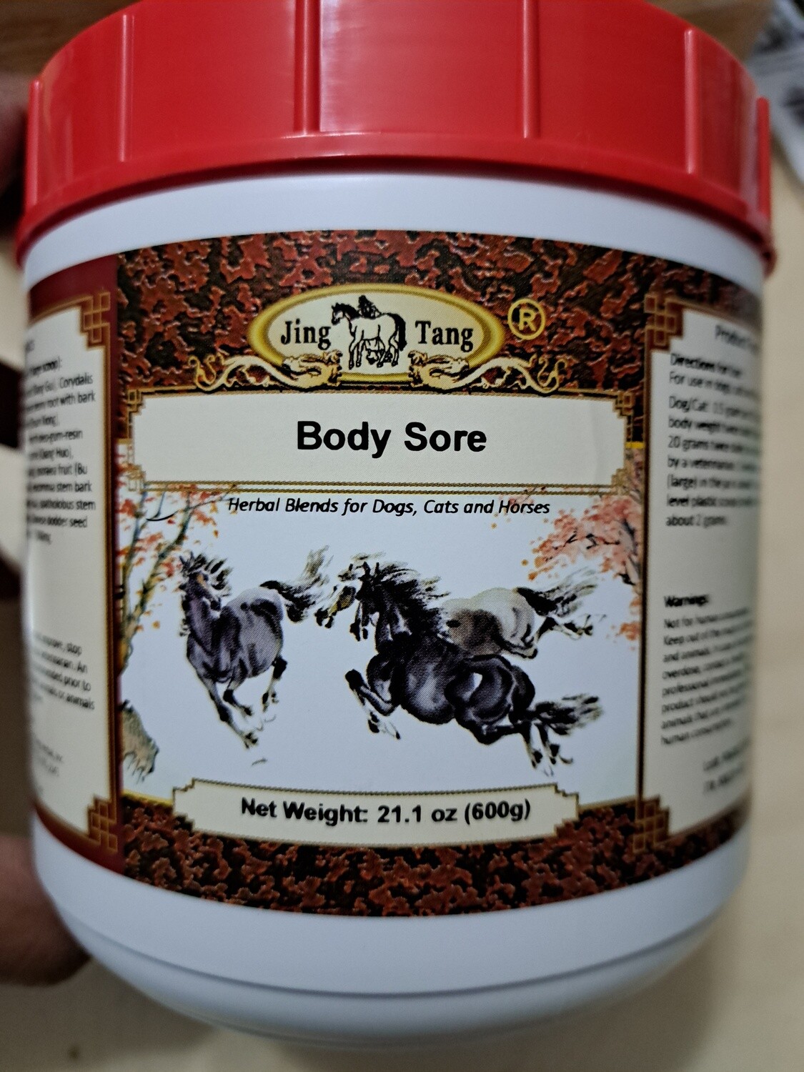 Body Sore Herbal Remedy for Dogs, Cats, and Horses – Relieve ...