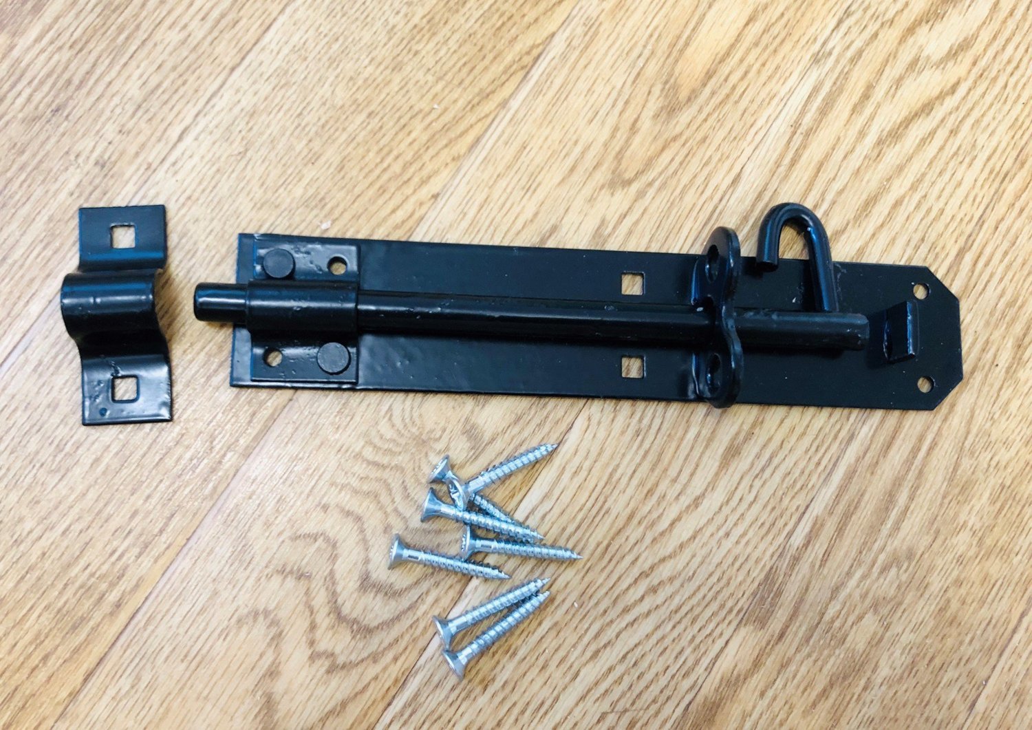 Padbolt 8" (150mm) 5/8" shoot BLACK with keep