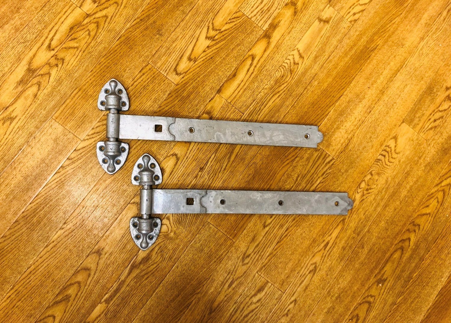Heavy Reversible Hinges Galvanised 12" (300mm) Pair