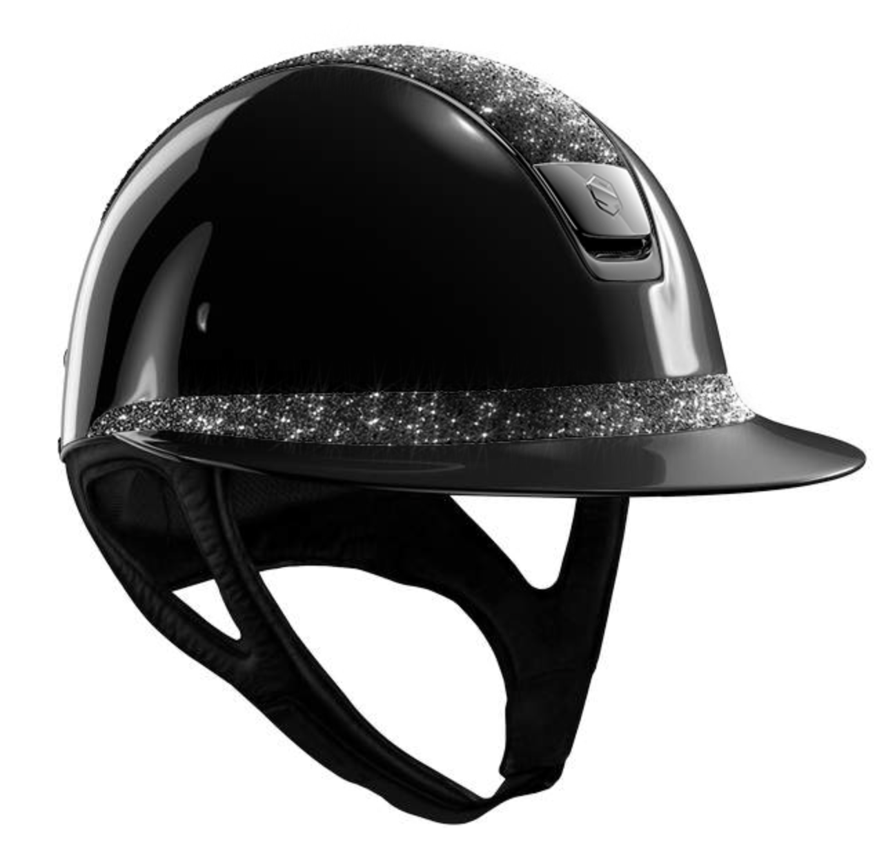 Casque Miss Shield Glossy Custom Top et Frontal band Crystal Fabric ...