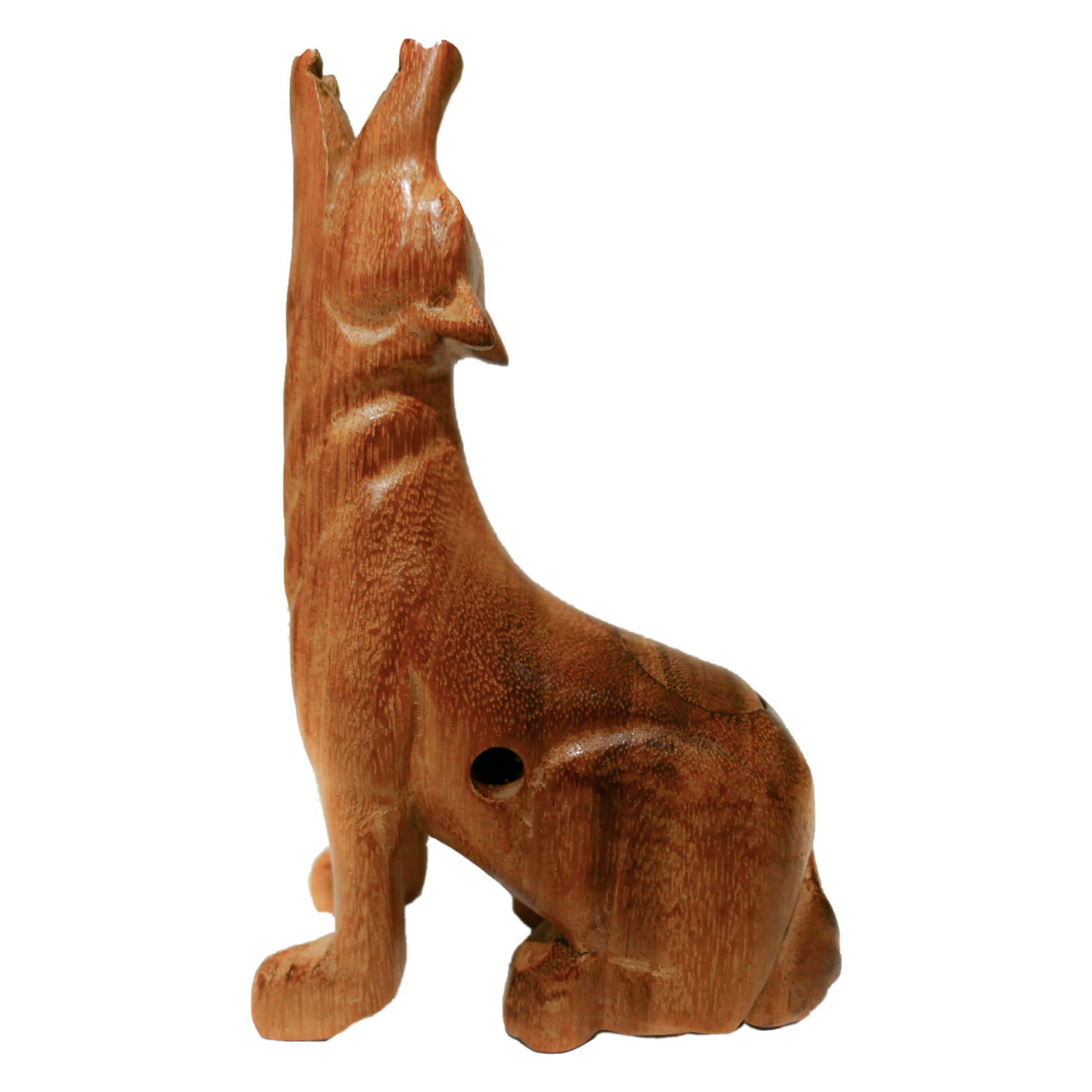 8" Wooden Wolf