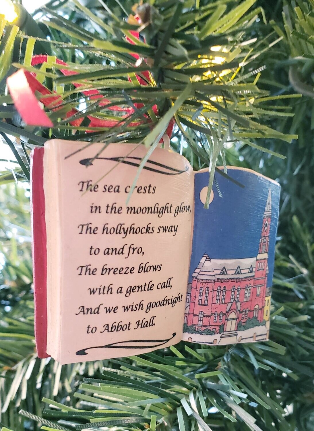 Marblehead WaterScape - Abbot Hall Poem Ornament | Store | Hestia Creations